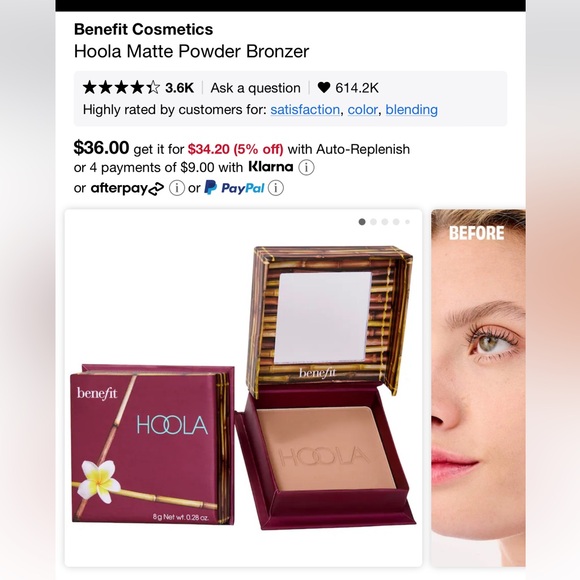 Sephora | Makeup | New Hoola Bronzer | Poshmark